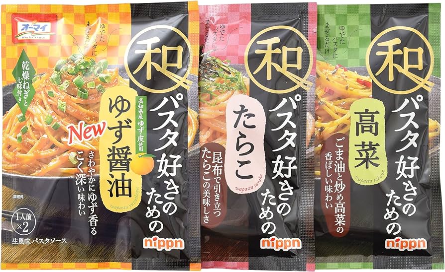 Japanese Instant Pasta Sauces | Kewpie, Soy Sauce & More - Tomato ...