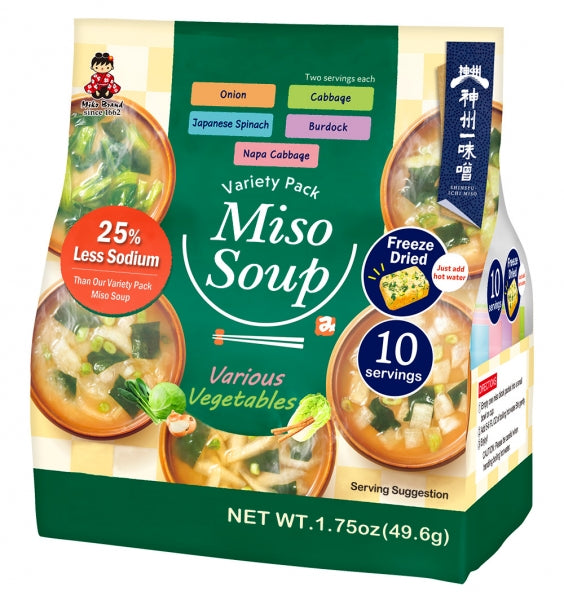 SHINSHUICHI INSTANT MISO VARIETY LOW SODIUM 10P – Tomato Japanese Grocery