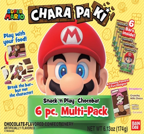 BANDAI SUPER MARIO CHOCOLATE 6P – Tomato Japanese Grocery