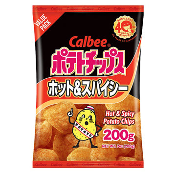 CALBEE POTATO CHIPS HOT&SPICY MEGA – Tomato Japanese Grocery