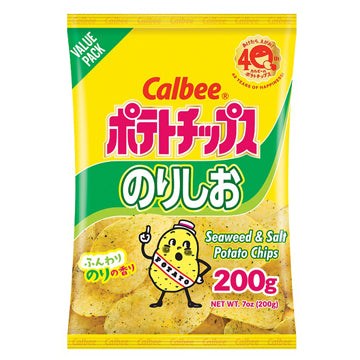 CALBEE POTATO CHIPS SALT&SEAWEED MEGA – Tomato Japanese Grocery