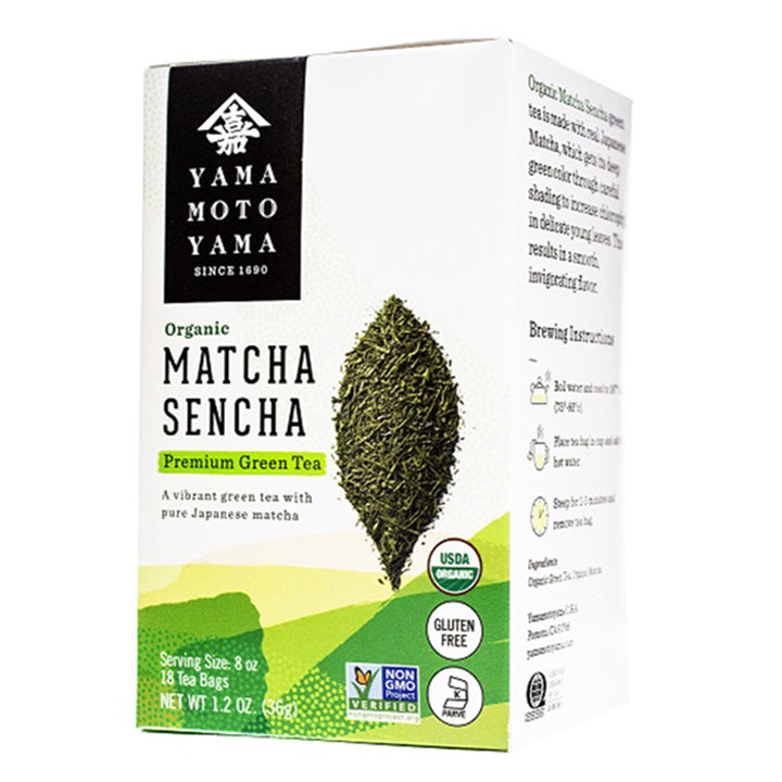 YAMAMOTOYAMA ORGANIC MATCHA SENCHA TEA BAG – Tomato Japanese Grocery