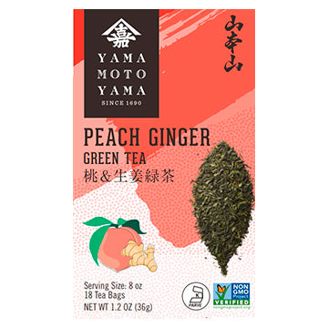 YAMAMOTOYAMA PEACH GINGER GREEN TEA – Tomato Japanese Grocery