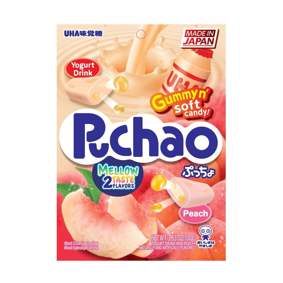 UHA MIKAKUTO PUCHAO YAKULT & PEACH – Tomato Japanese Grocery